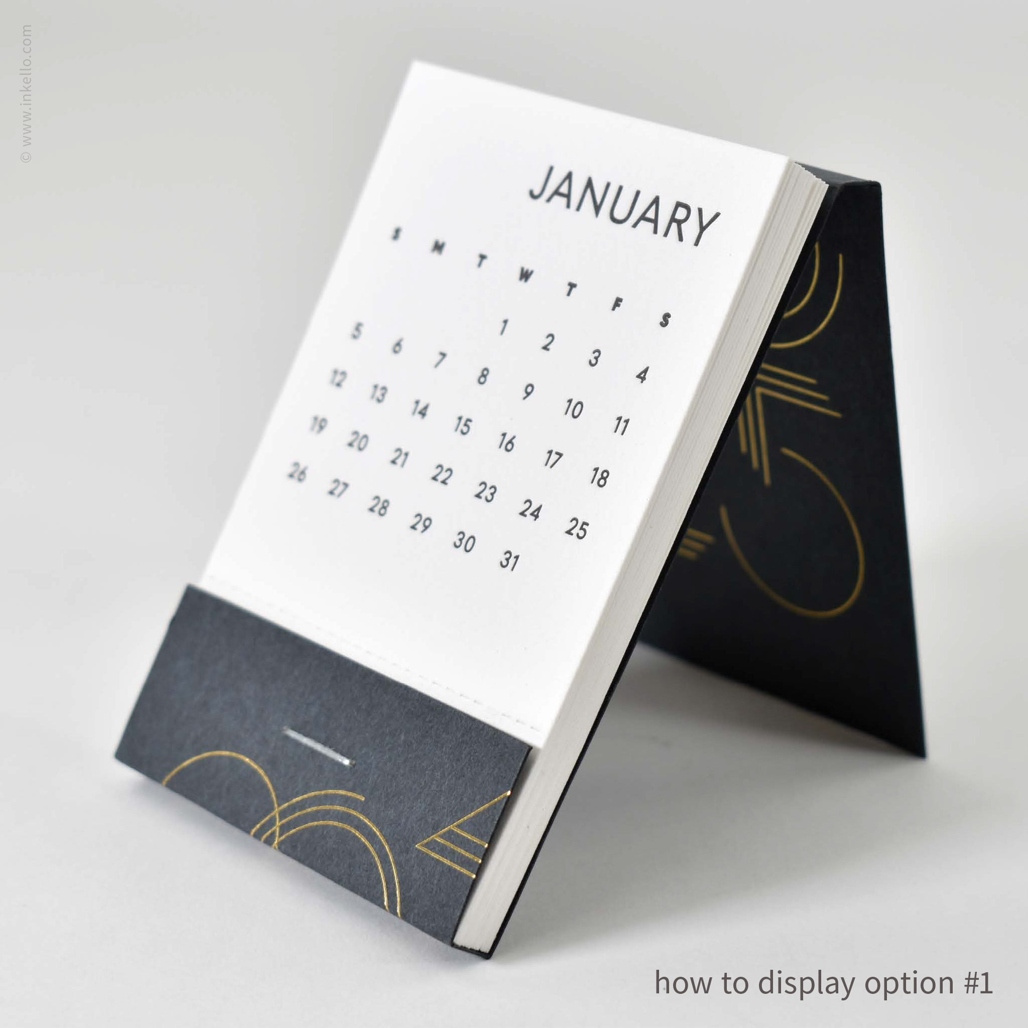 2026 Matchbook Calendar™ (#107) — Inkello Letterpress