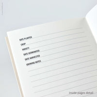 Green Seedlings Seed Journal with Grow Wheel (#608) — Inkello Letterpress