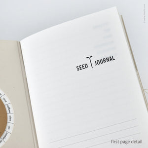 Green Seedlings Seed Journal with Grow Wheel (#608) — Inkello Letterpress