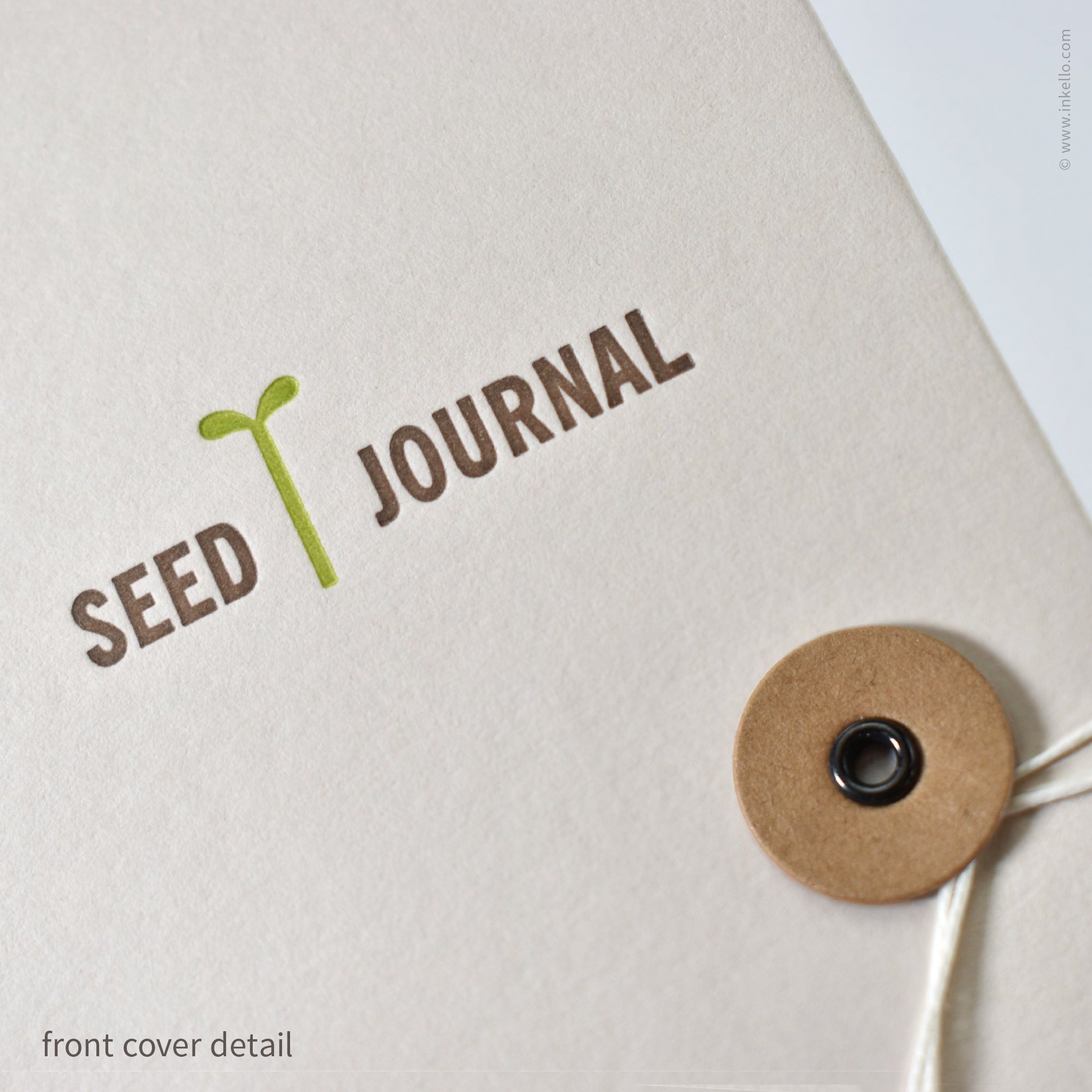 Green Seedlings Seed Journal with Grow Wheel (#608) — Inkello Letterpress