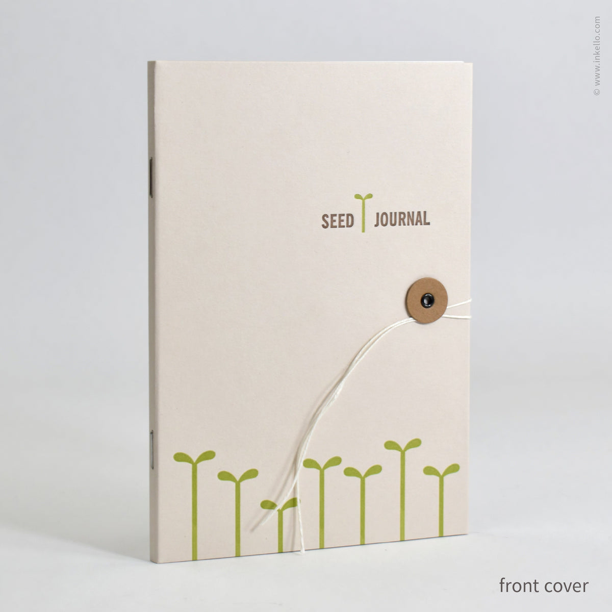 Green Seedlings Seed Journal with Grow Wheel (#608) — Inkello Letterpress