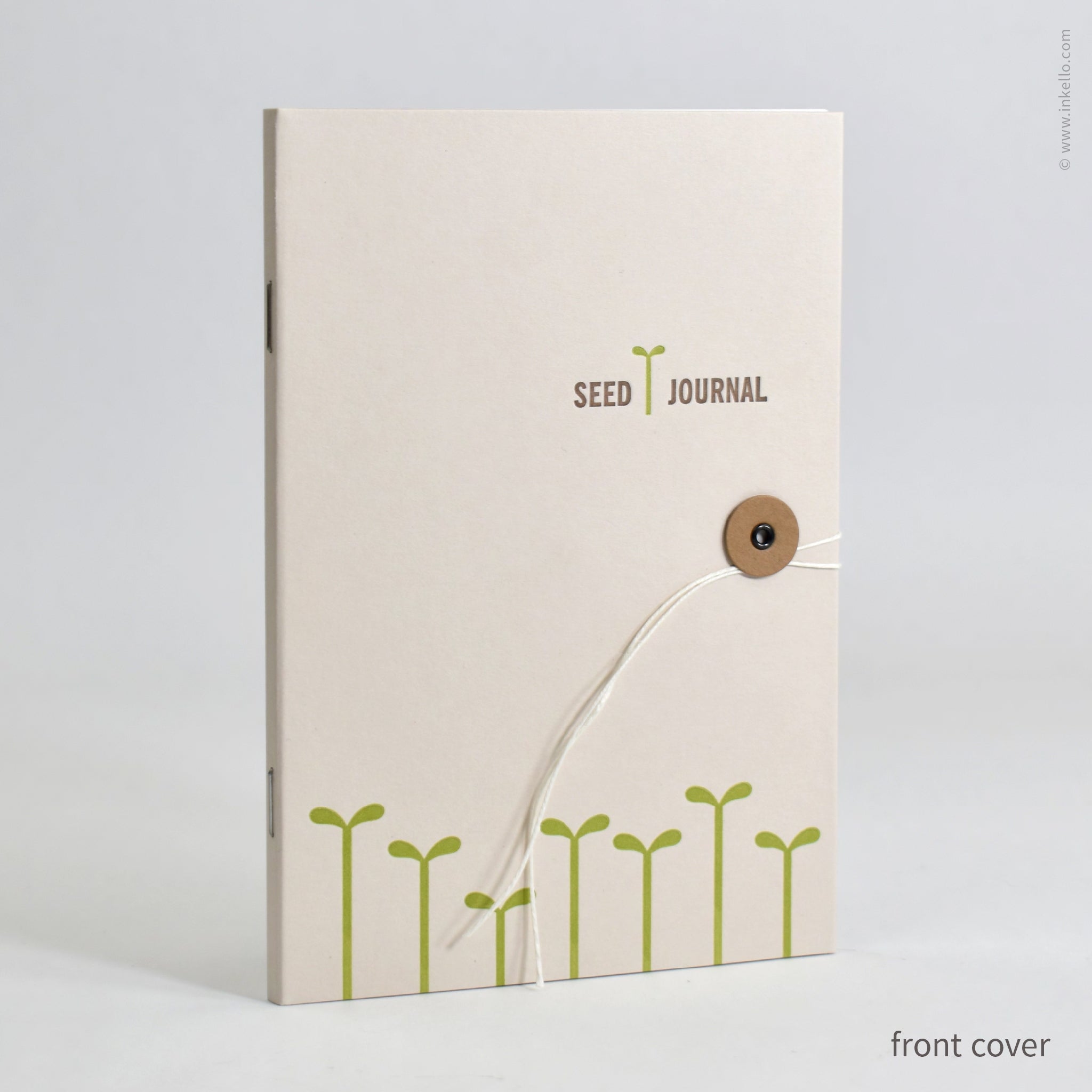 Green Seedlings Seed Journal with Grow Wheel (#608) — Inkello Letterpress
