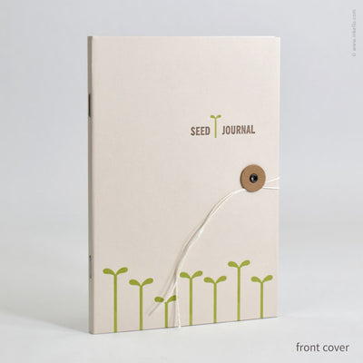 Green Seedlings Seed Journal with Grow Wheel (#608) — Inkello Letterpress