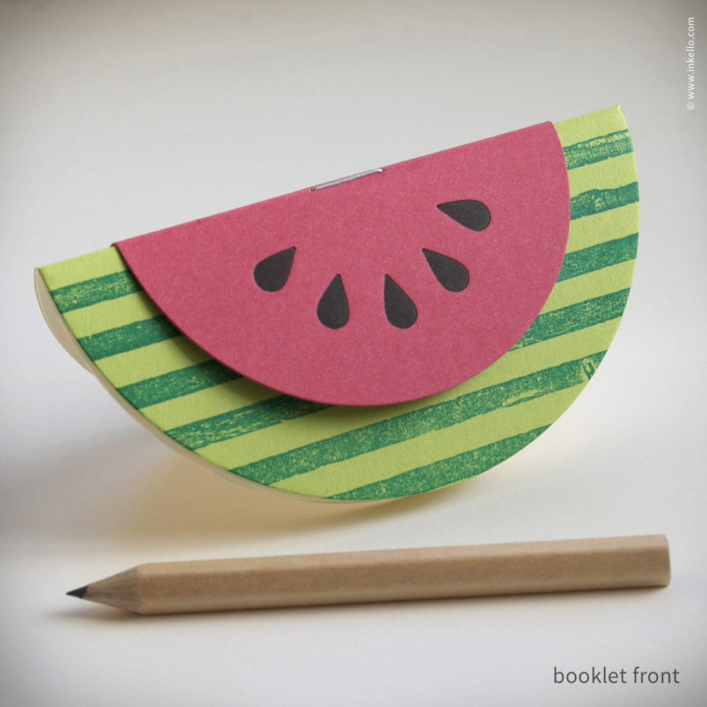 Watermelon Booklets (#351) — Inkello Letterpress