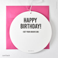 Disco Ball Hangable Birthday Card (#593) — Inkello Letterpress
